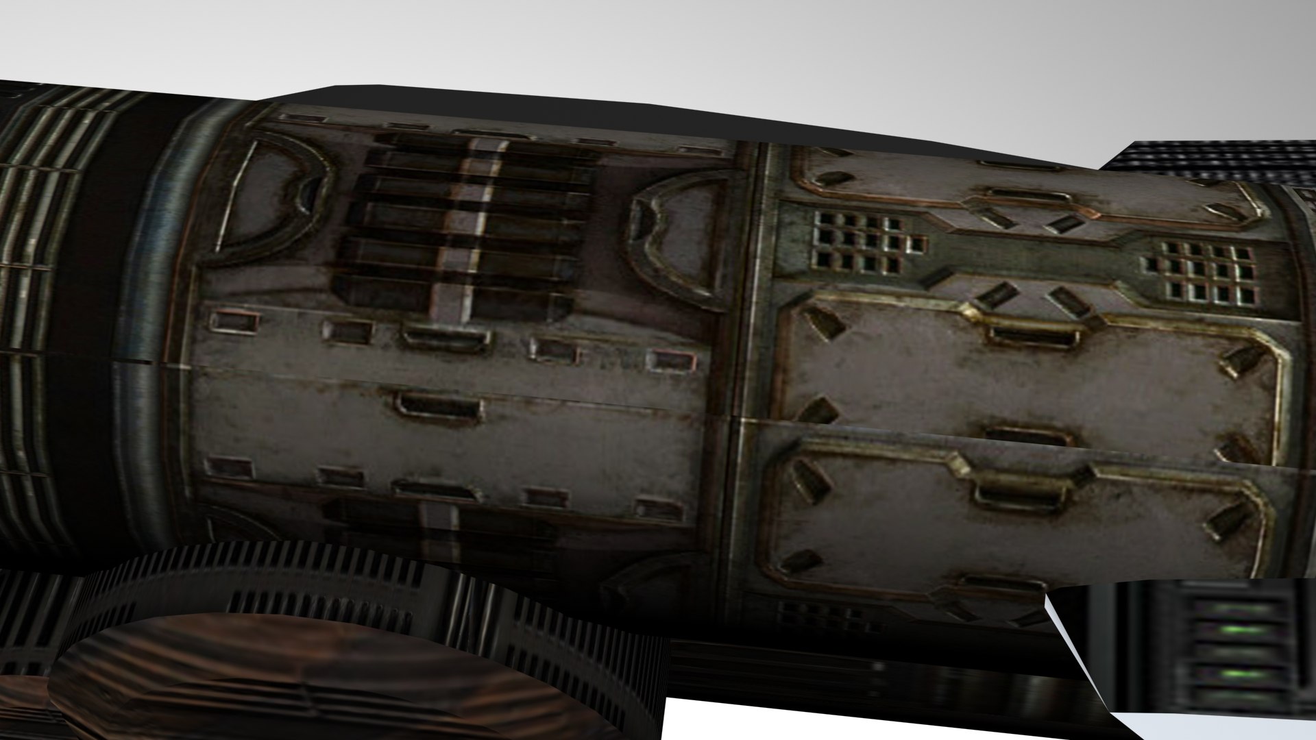 3ds Max Sci-fi Gun