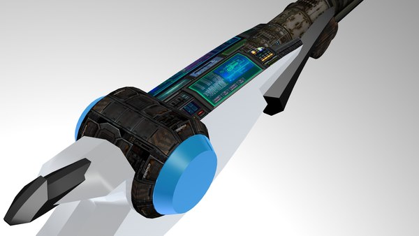 3ds max sci-fi gun