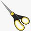 scissors realistic 3d obj