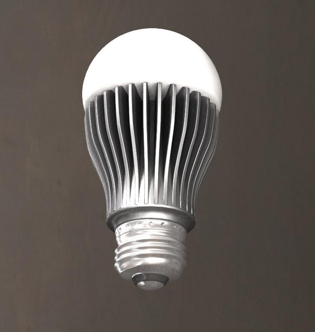 3dsmax led light bulb