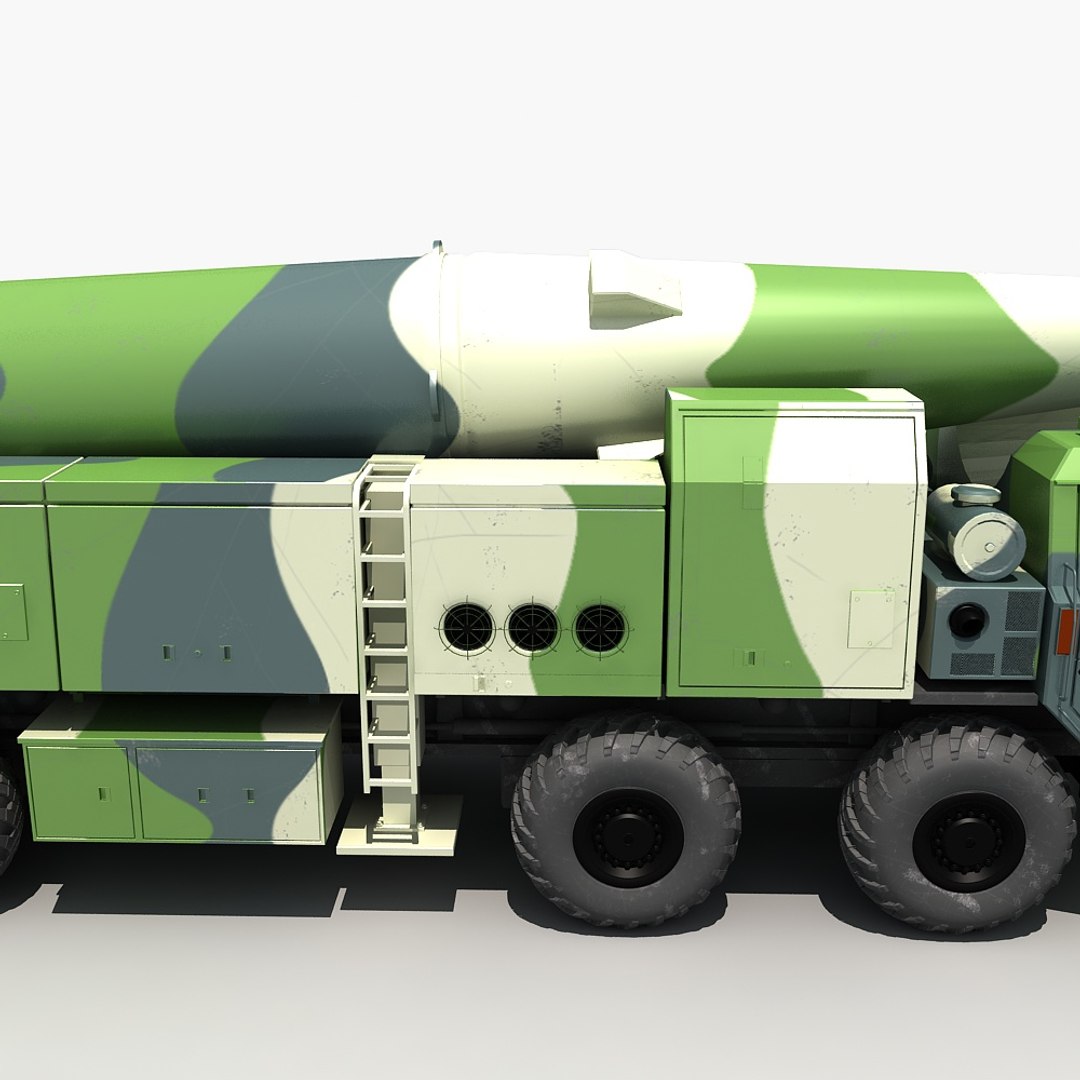 China Df-26 Ballistic Missile 3D Model - TurboSquid 1421291