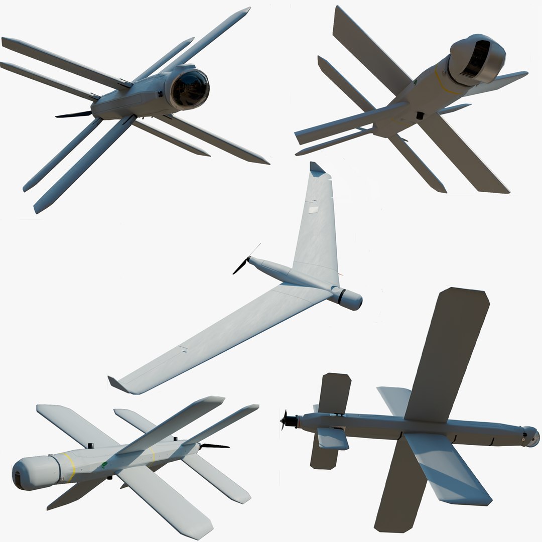 ZALA UAV collection 5 in 1 3D model - TurboSquid 2072602