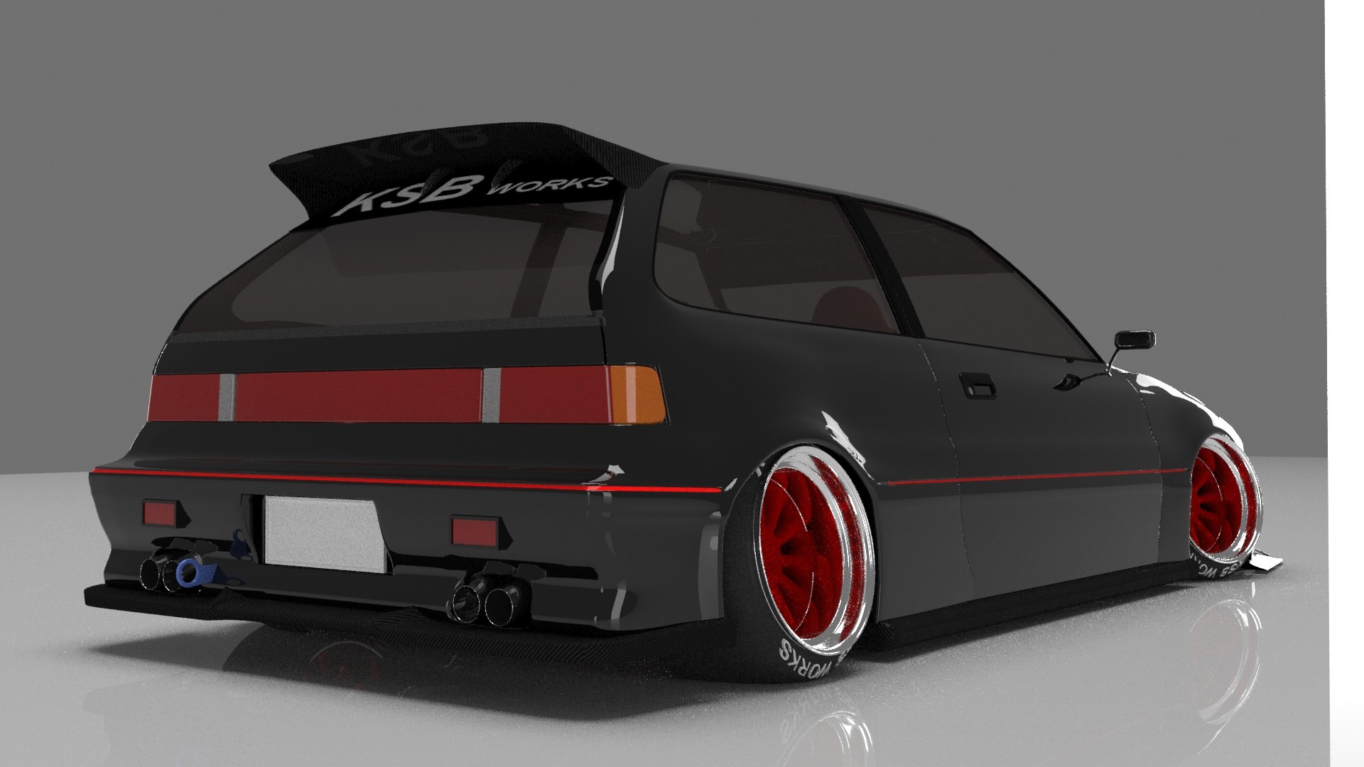 Honda Ef 3D Model - TurboSquid 1440719