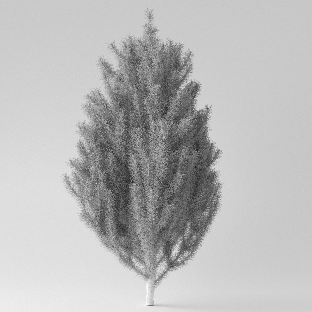 3d max pine tree