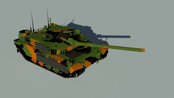 MBT K2 PL Black Panther 3dsmax3Dモデル - TurboSquid 2104408