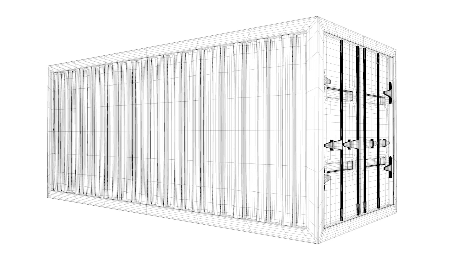 3D Container Model - TurboSquid 2290567
