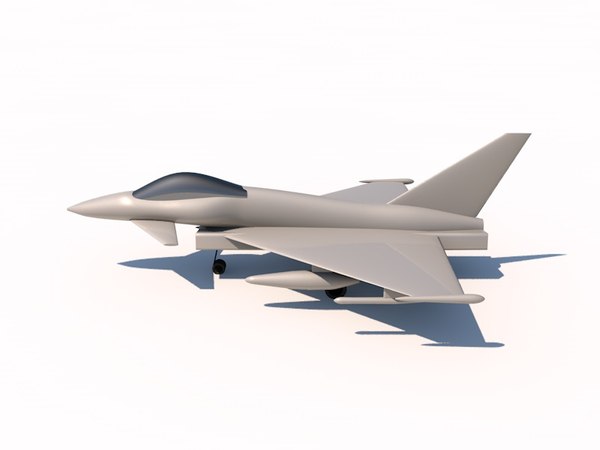 3d model eurofighter 2000
