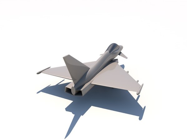 3d model eurofighter 2000