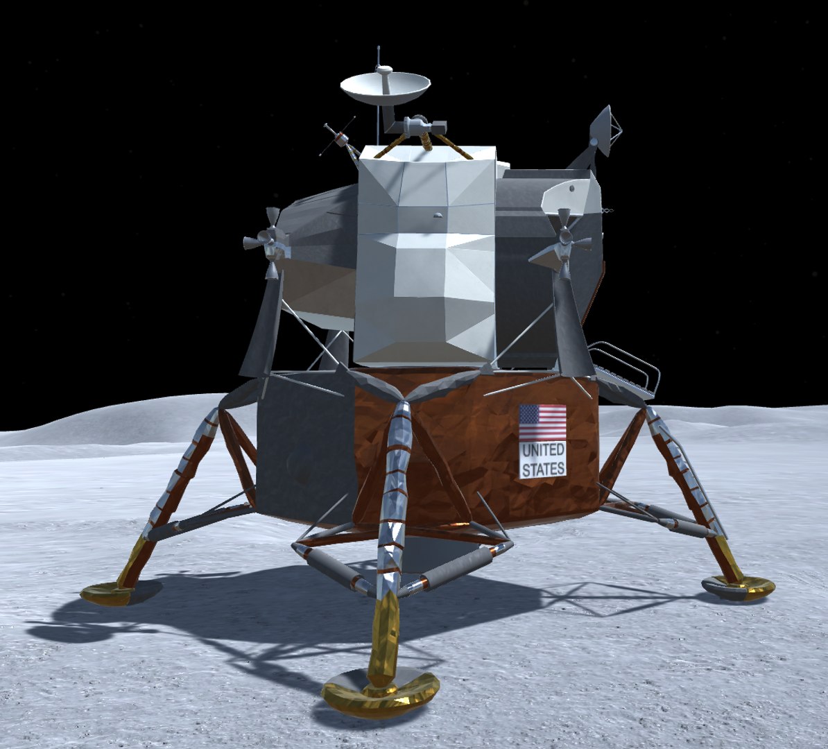 Apollo 11 3D model - TurboSquid 1394519