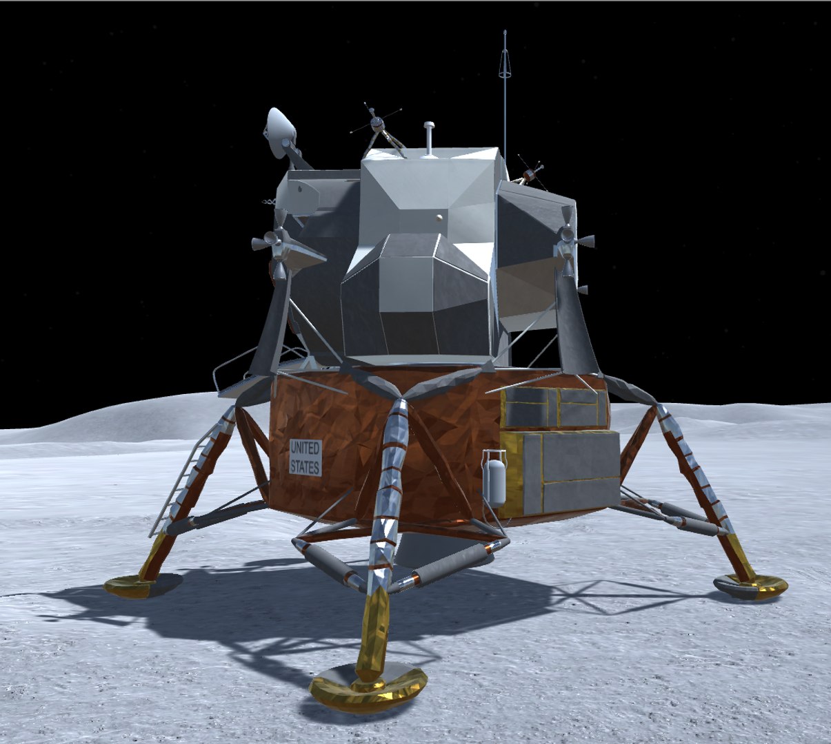 Apollo 11 3D model - TurboSquid 1394519