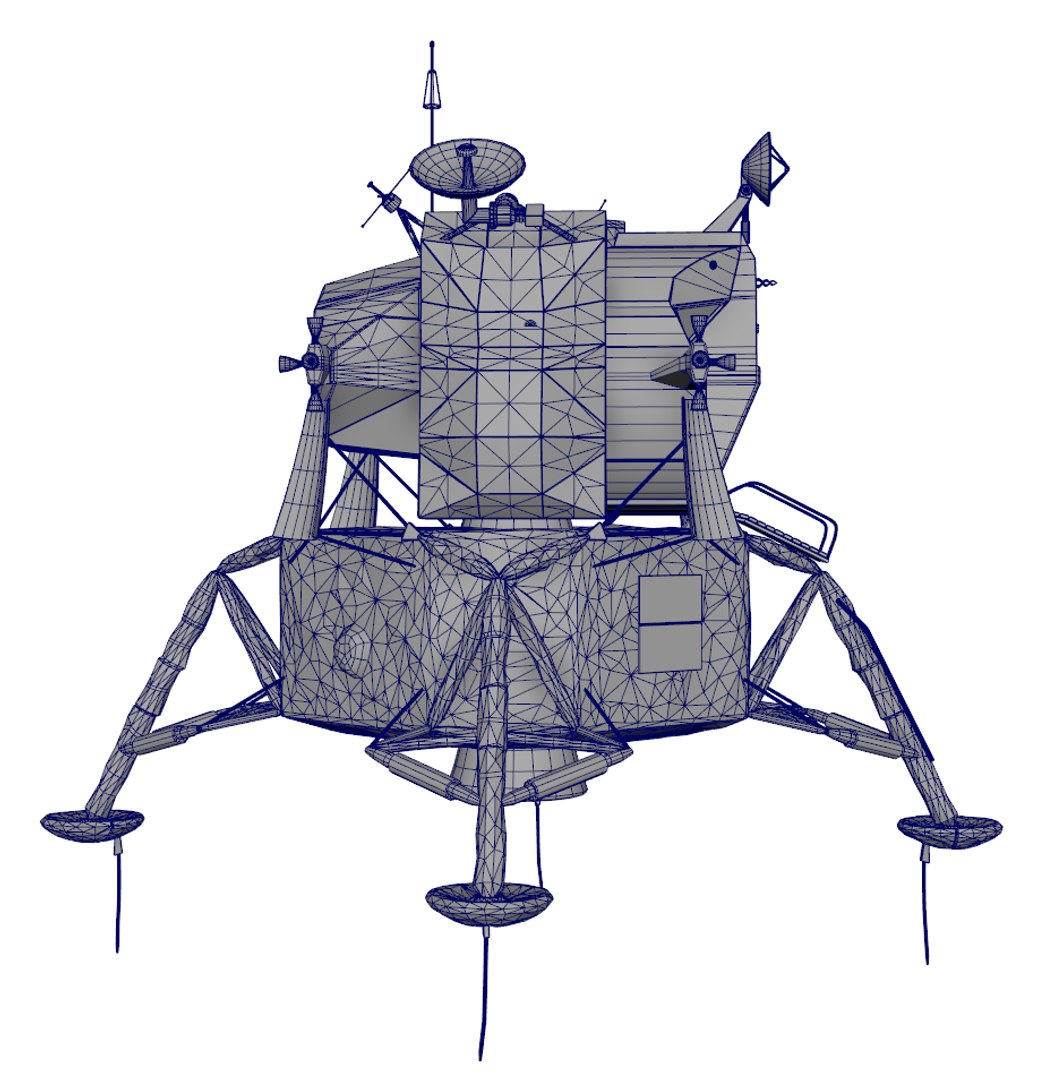 Apollo 11 3D model - TurboSquid 1394519