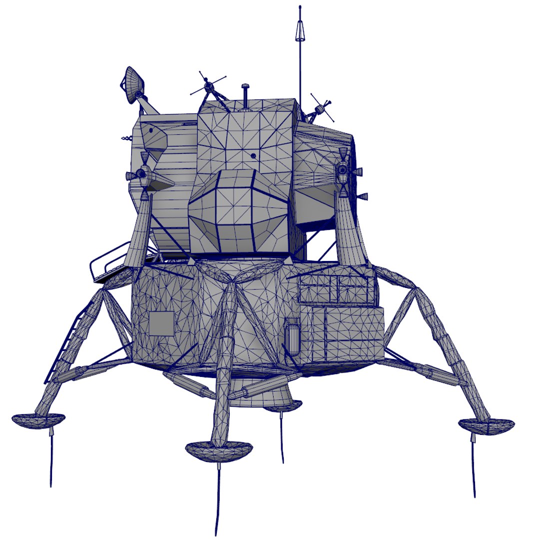 Apollo 11 3D model - TurboSquid 1394519