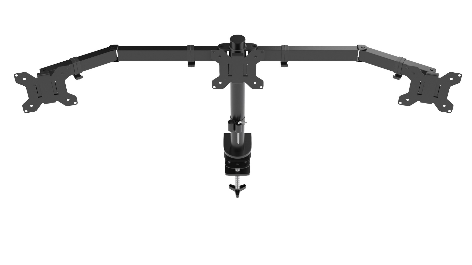Triple Monitor Arm 3D Model - TurboSquid 2388652