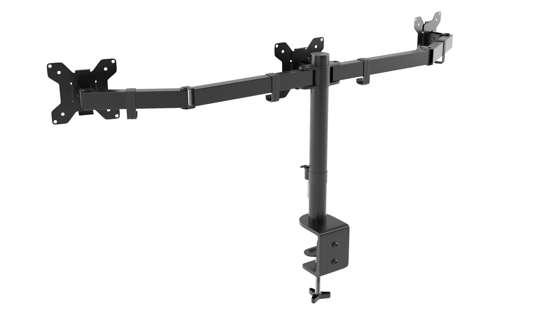 Triple Monitor Arm 3D Model - TurboSquid 2388652