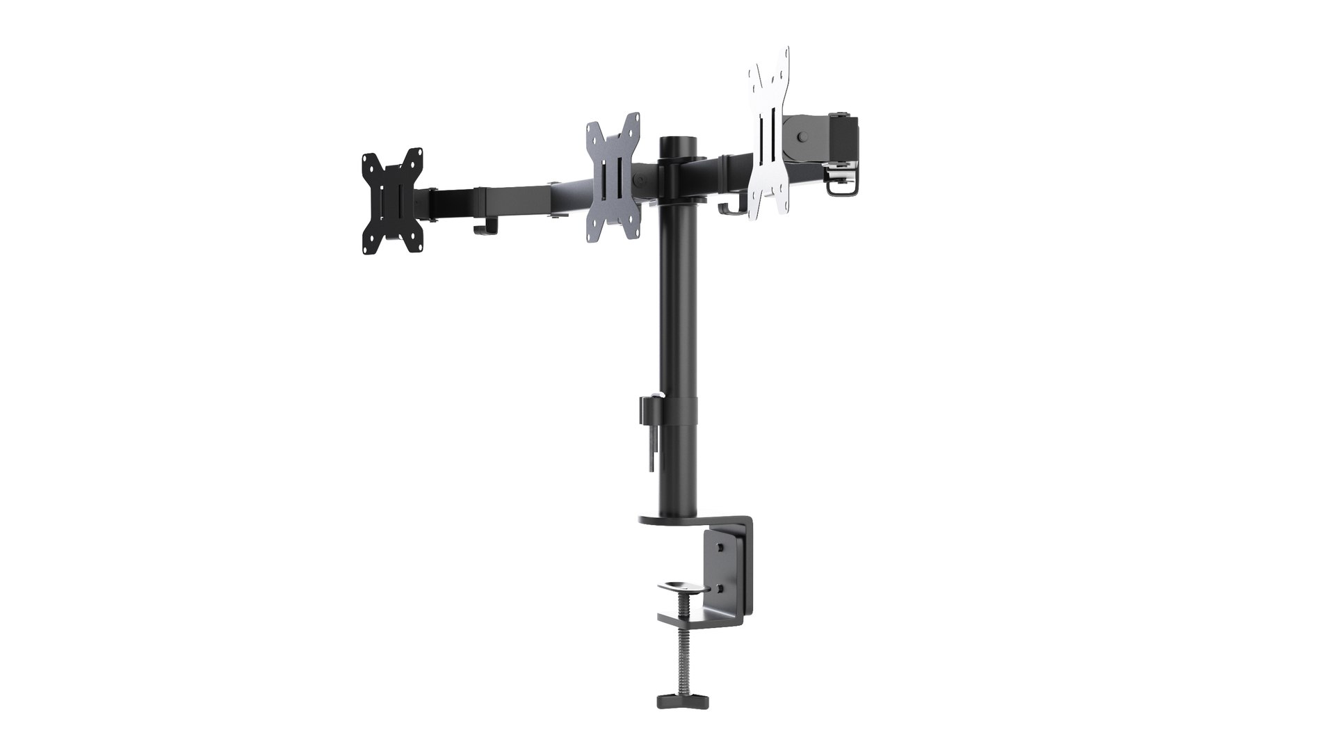 Triple Monitor Arm 3D Model - TurboSquid 2388652