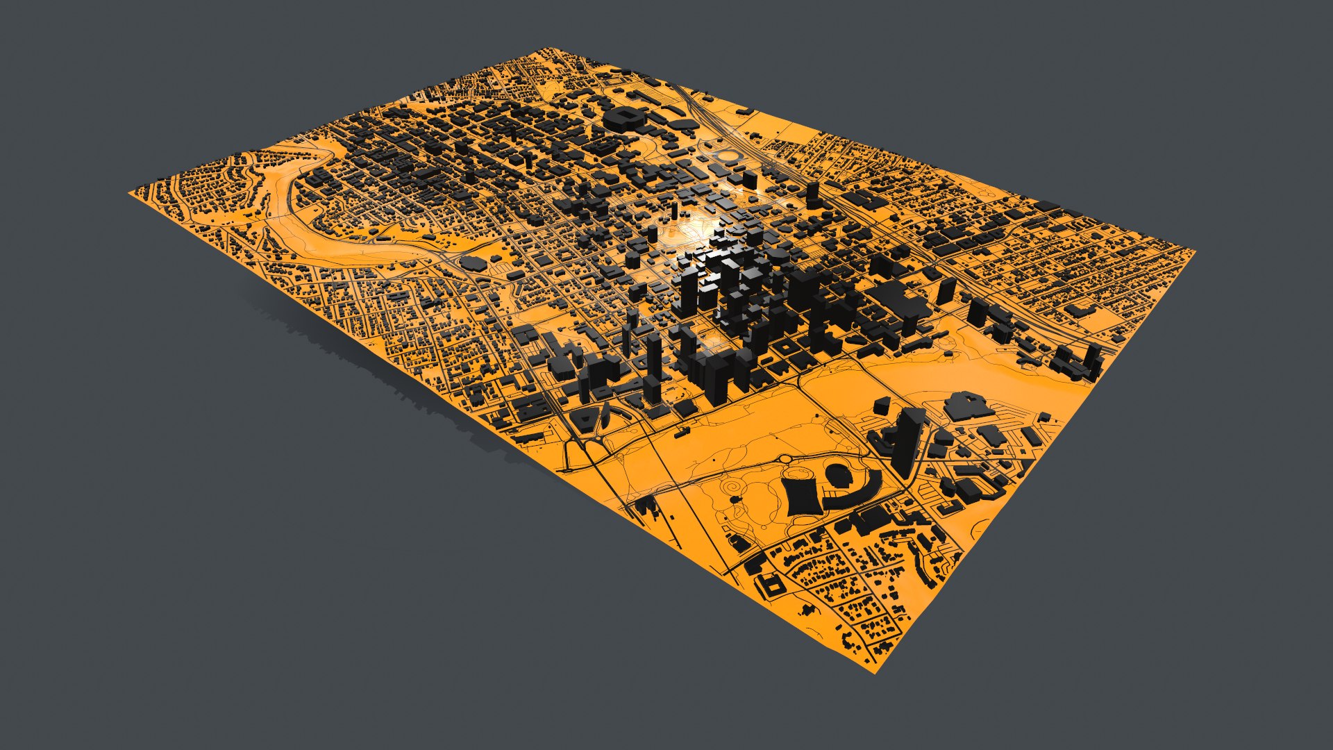 3D Cityscape Austin Texas USA Model - TurboSquid 1800130