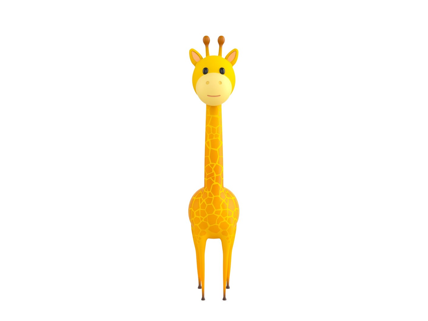 3D Giraffe Character - TurboSquid 1640213