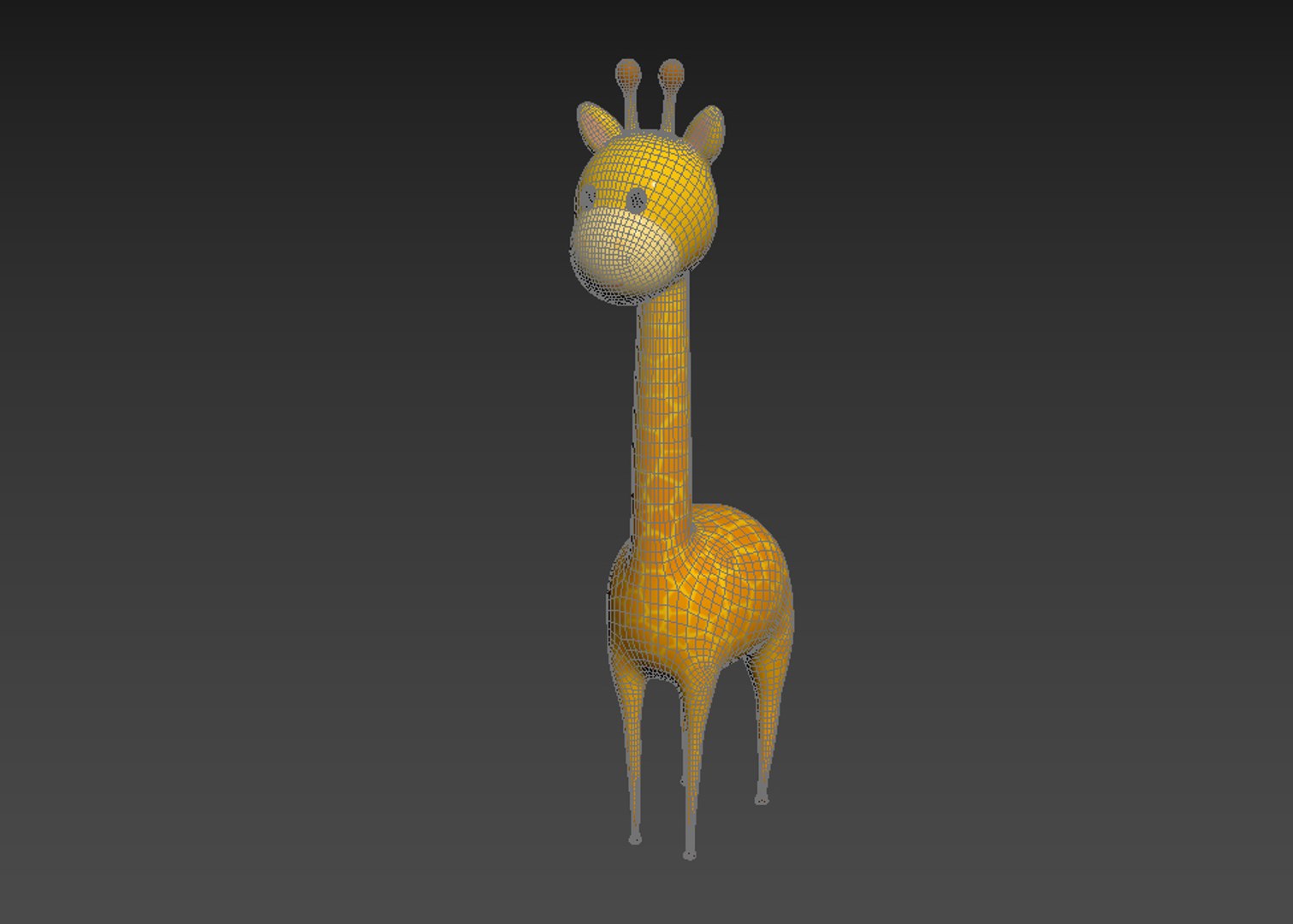 3D Giraffe Character - TurboSquid 1640213
