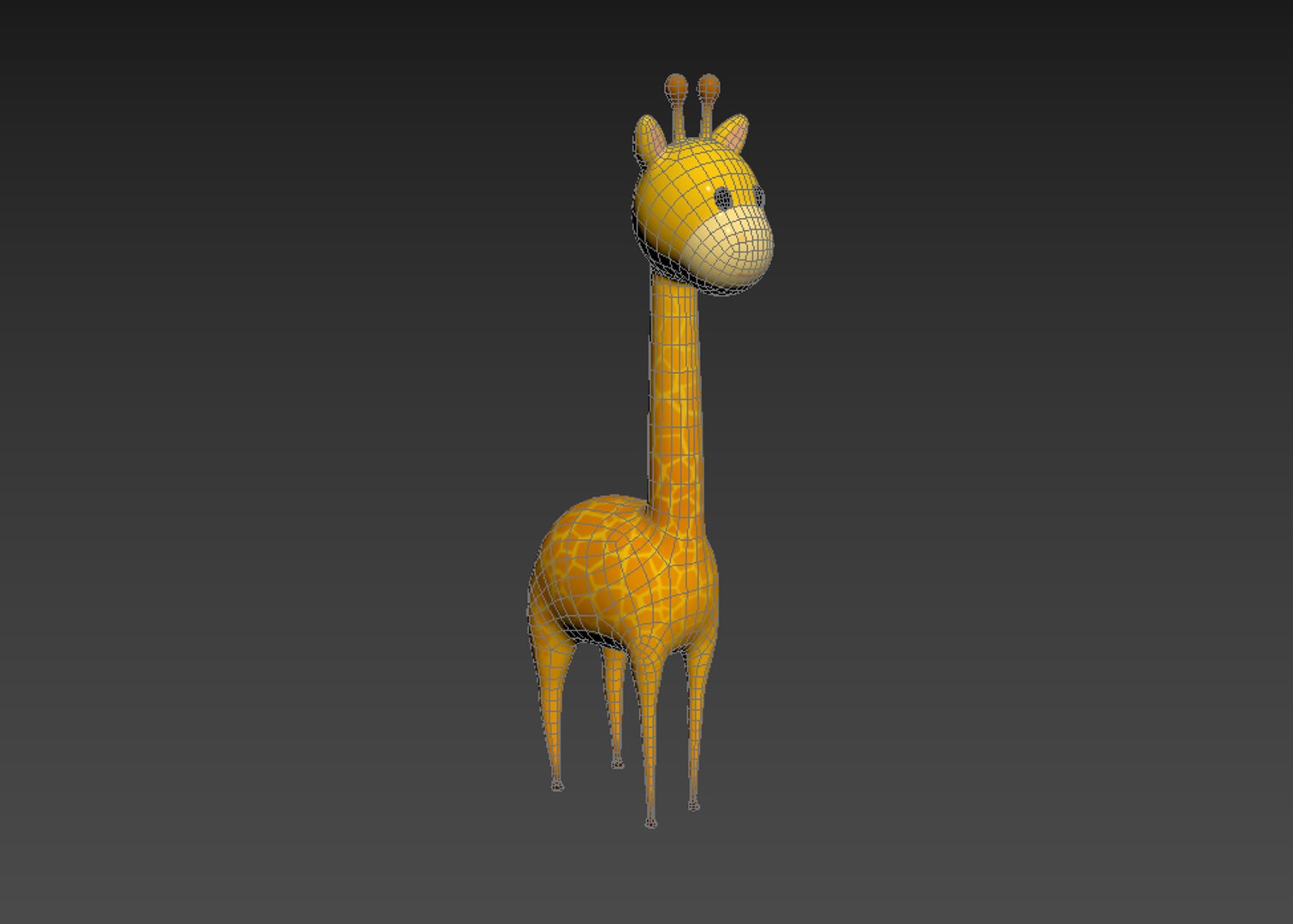 3D Giraffe Character - TurboSquid 1640213