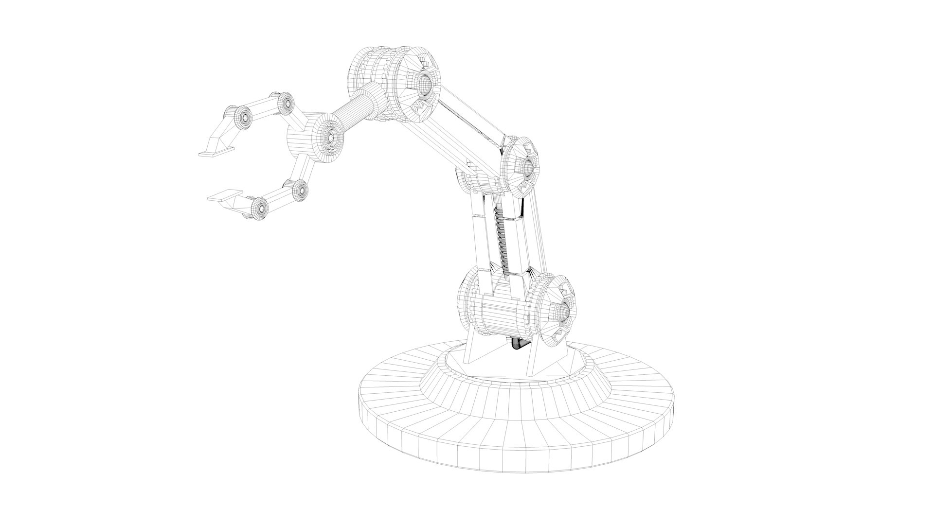 Industrial Robot Factory 3D Model - TurboSquid 1424576