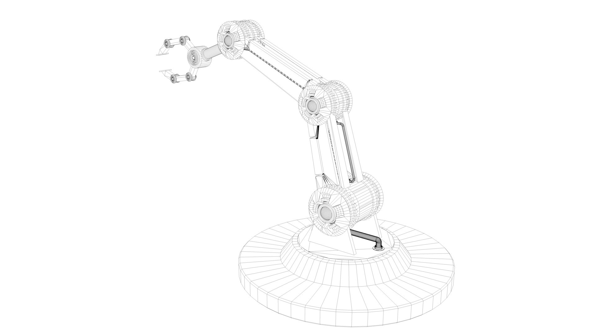 Industrial Robot Factory 3D Model - TurboSquid 1424576