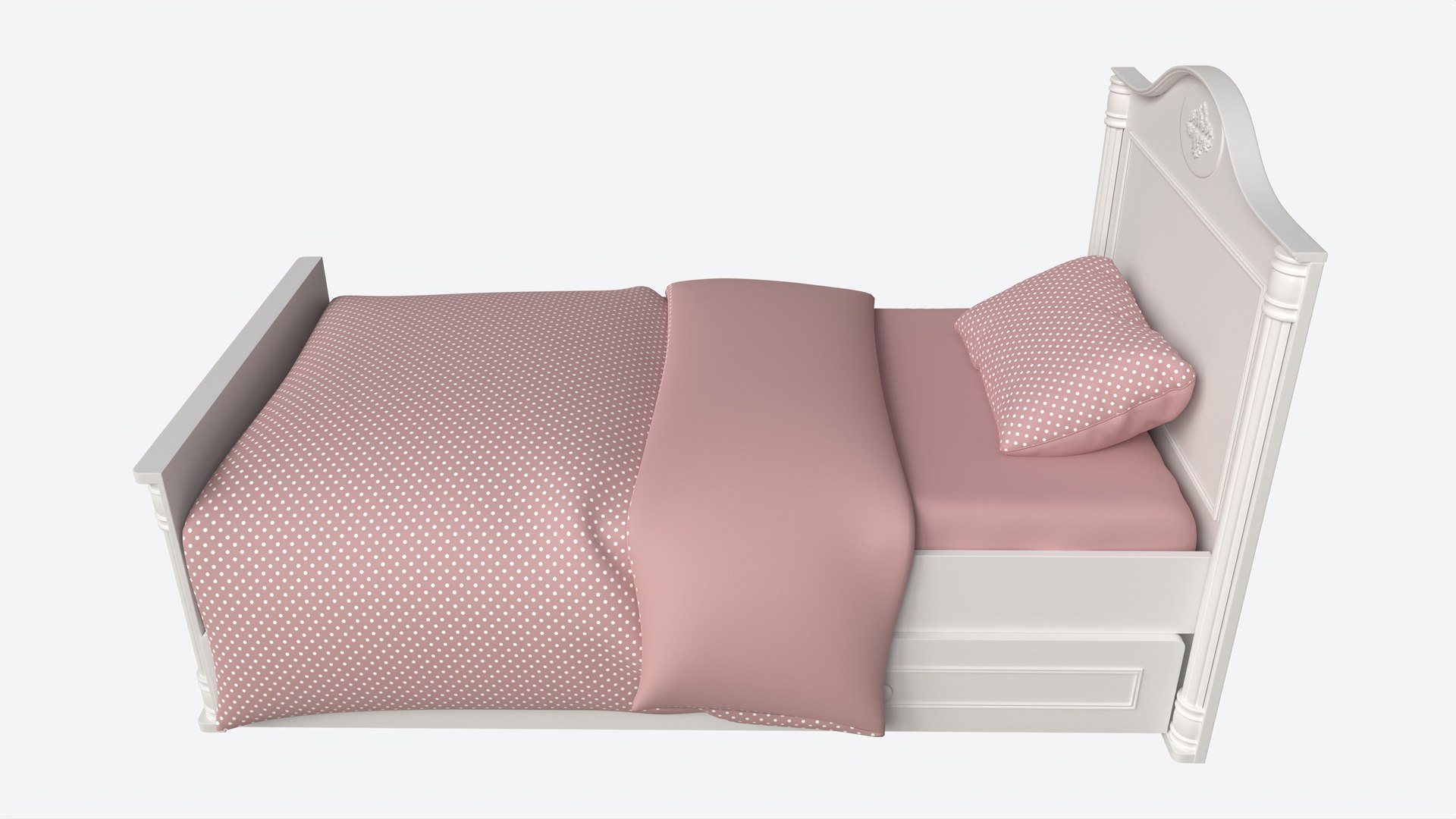 3D Model Cilek Romantic Bed - TurboSquid 2120659
