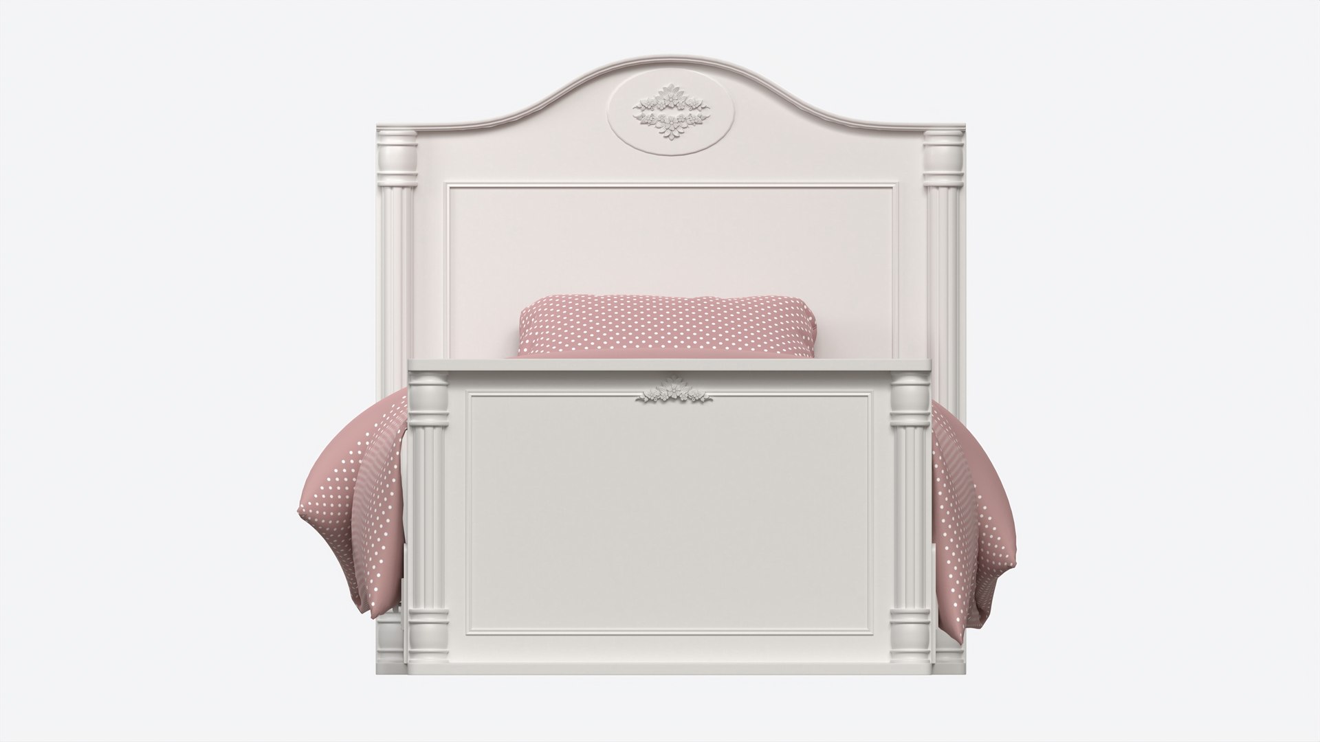 3D Model Cilek Romantic Bed - TurboSquid 2120659
