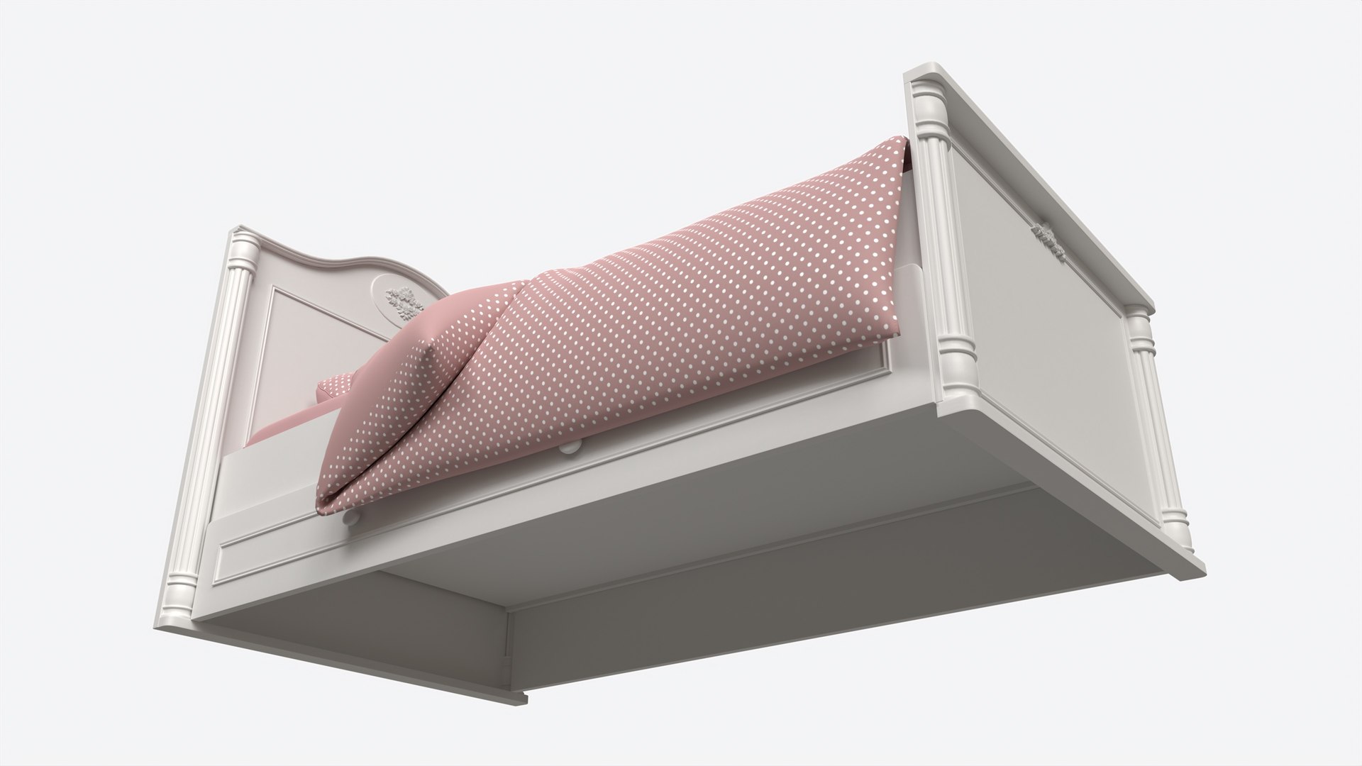 3D Model Cilek Romantic Bed - TurboSquid 2120659