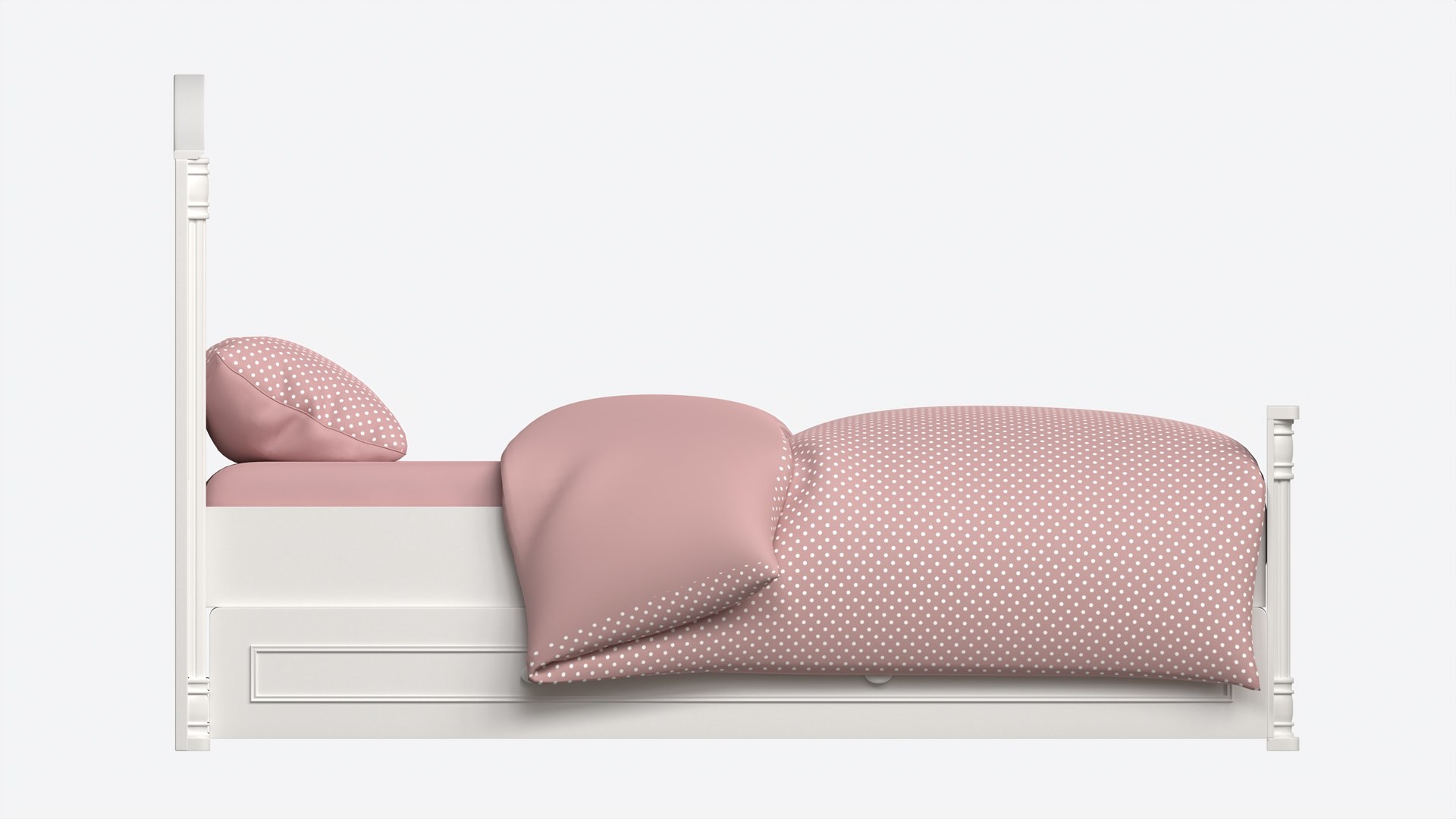3D Model Cilek Romantic Bed - TurboSquid 2120659