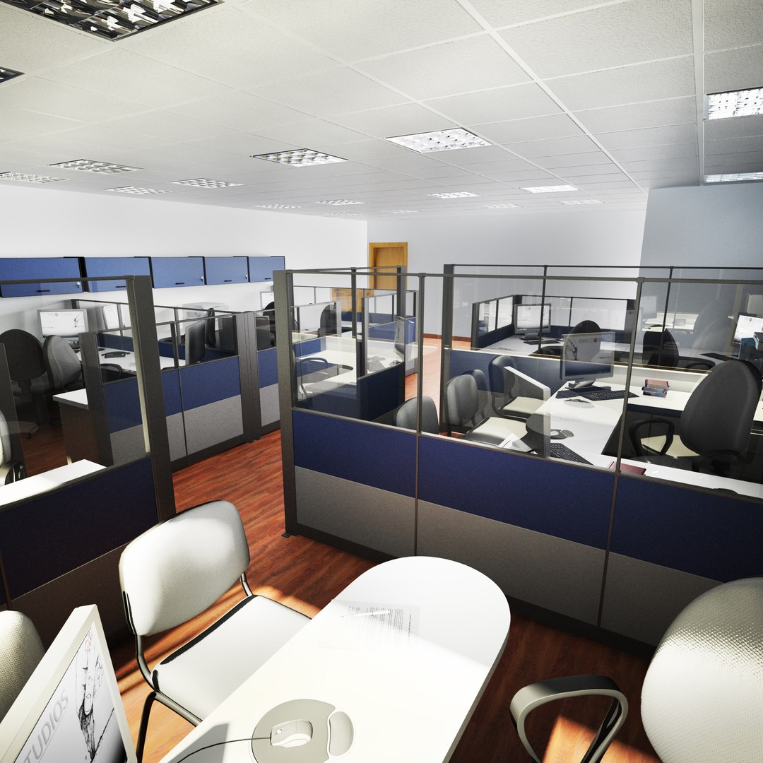 3d Scene Office