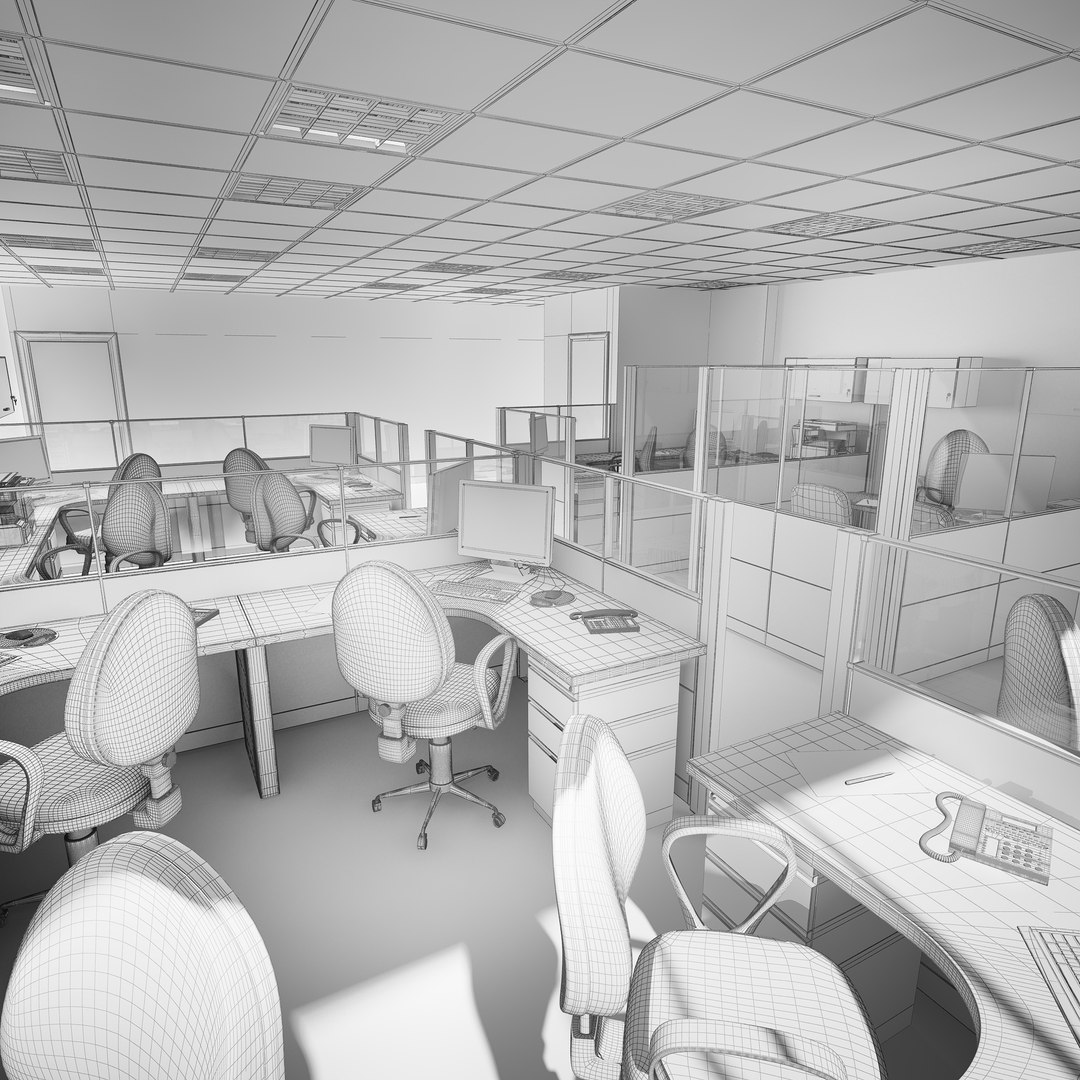 3d Scene Office