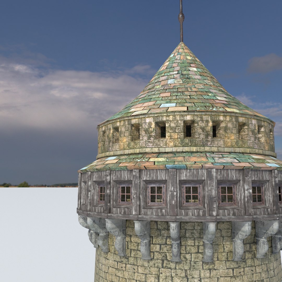 Medieval Tower 3D Model - TurboSquid 1223070