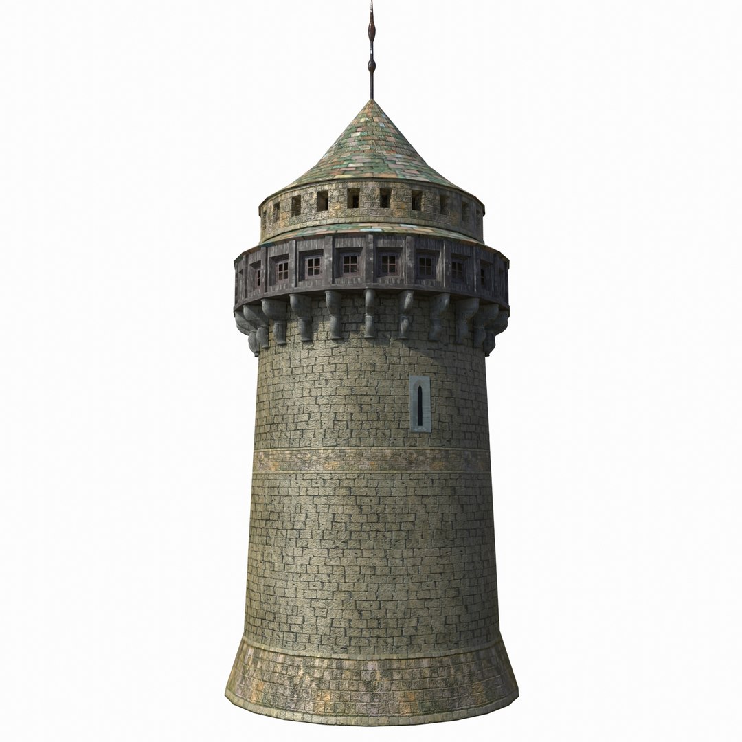 Medieval Tower 3D Model - TurboSquid 1223070