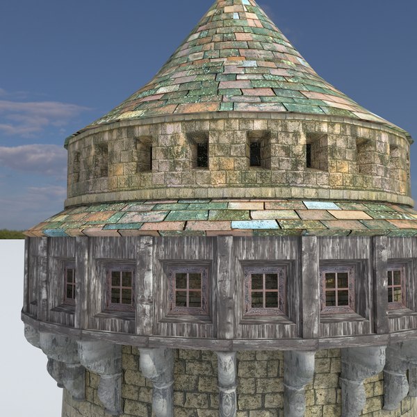 Medieval tower 3D model - TurboSquid 1223070