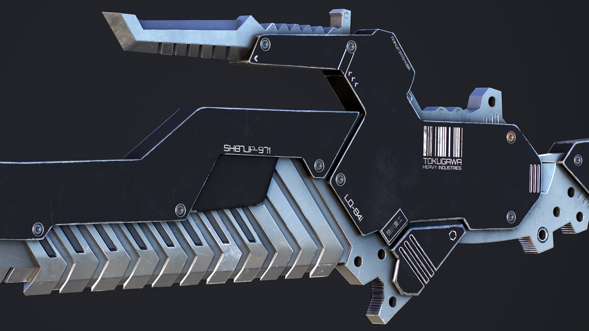 3D Armor Breaker Sword Model - TurboSquid 2056774