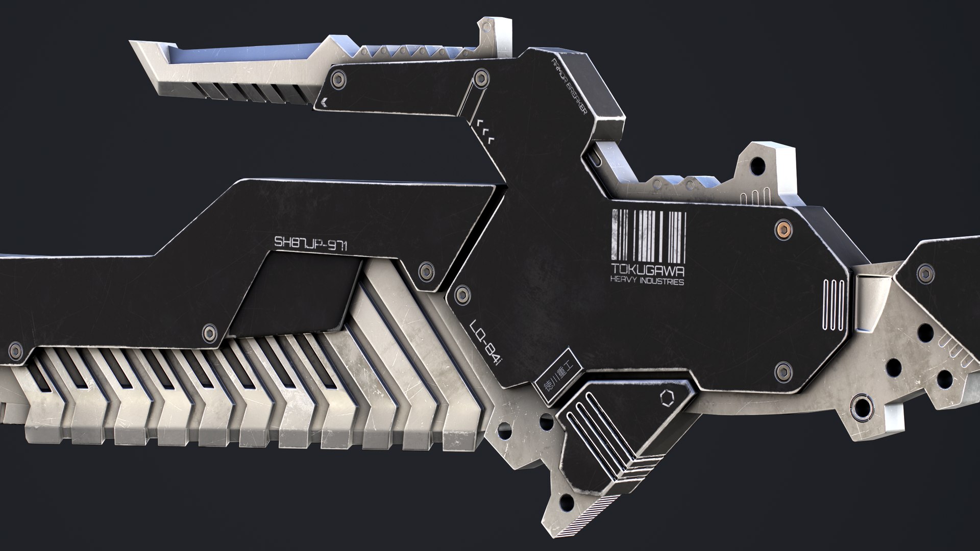 3D Armor Breaker Sword Model - TurboSquid 2056774