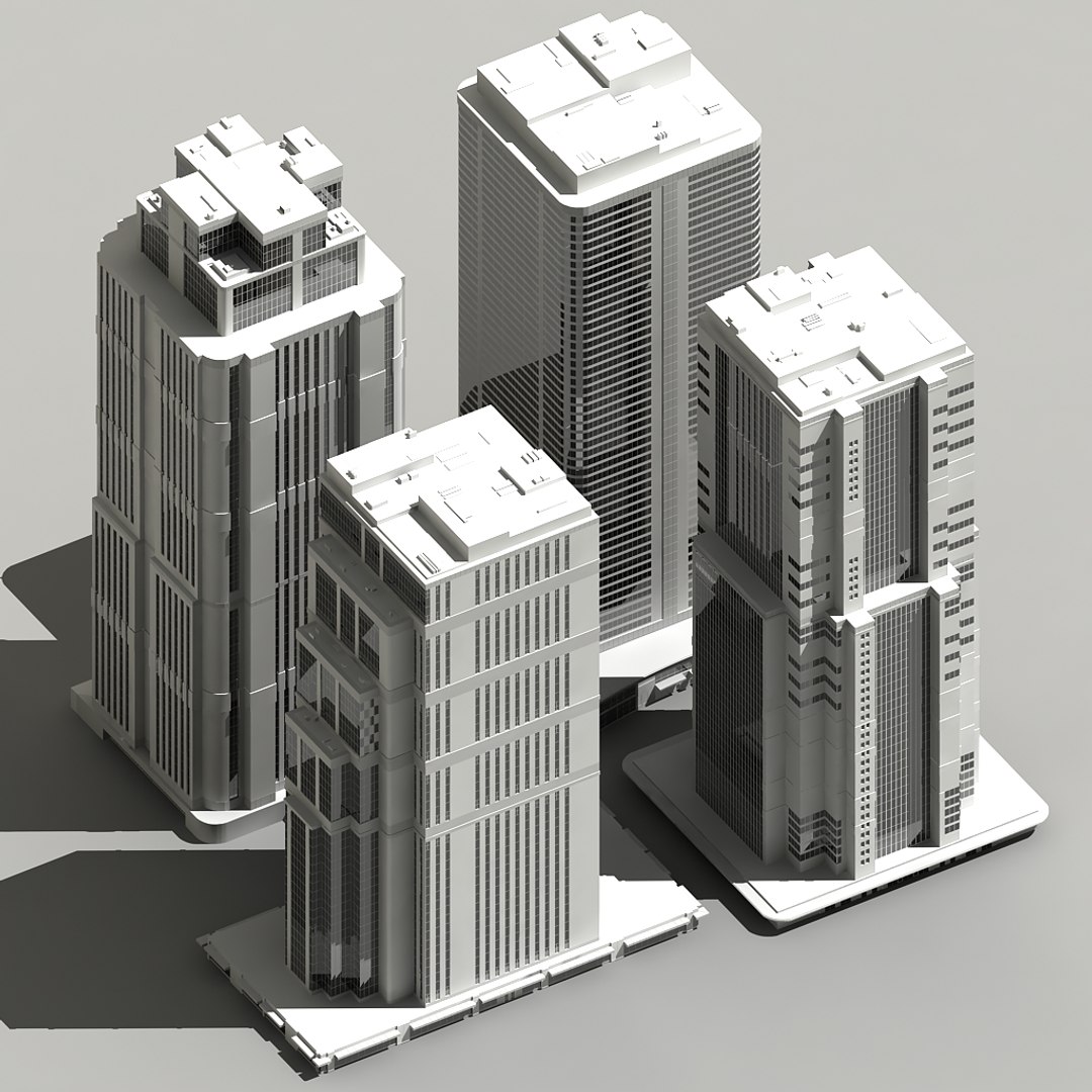 3d Skyscraper Sky Scraper Model
