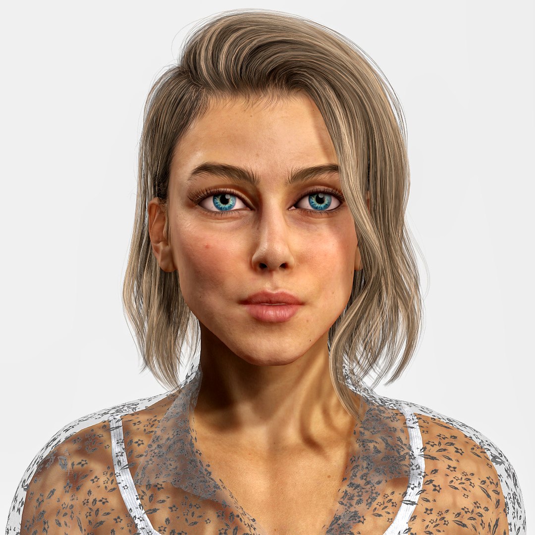 3D модель Female character Camila - TurboSquid 1907078