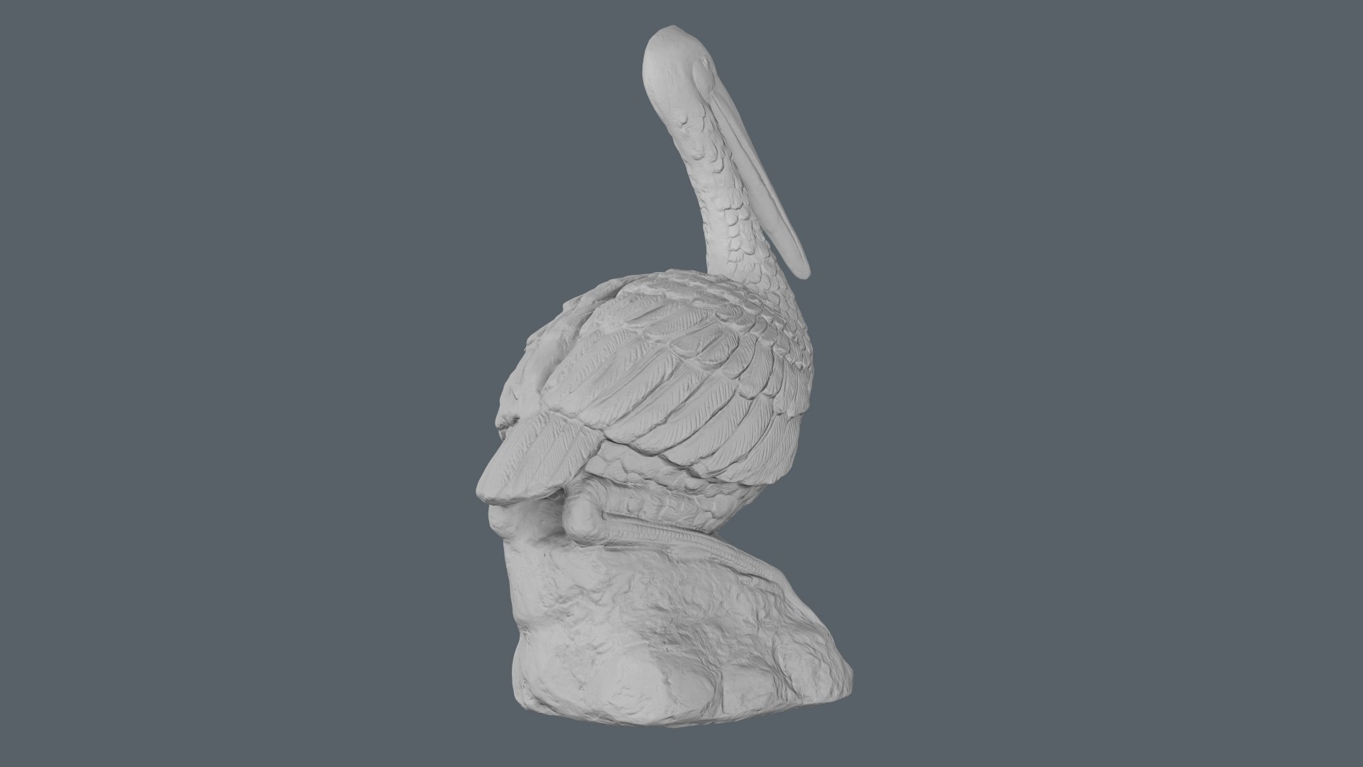 3D Pelican Statue - TurboSquid 2067760