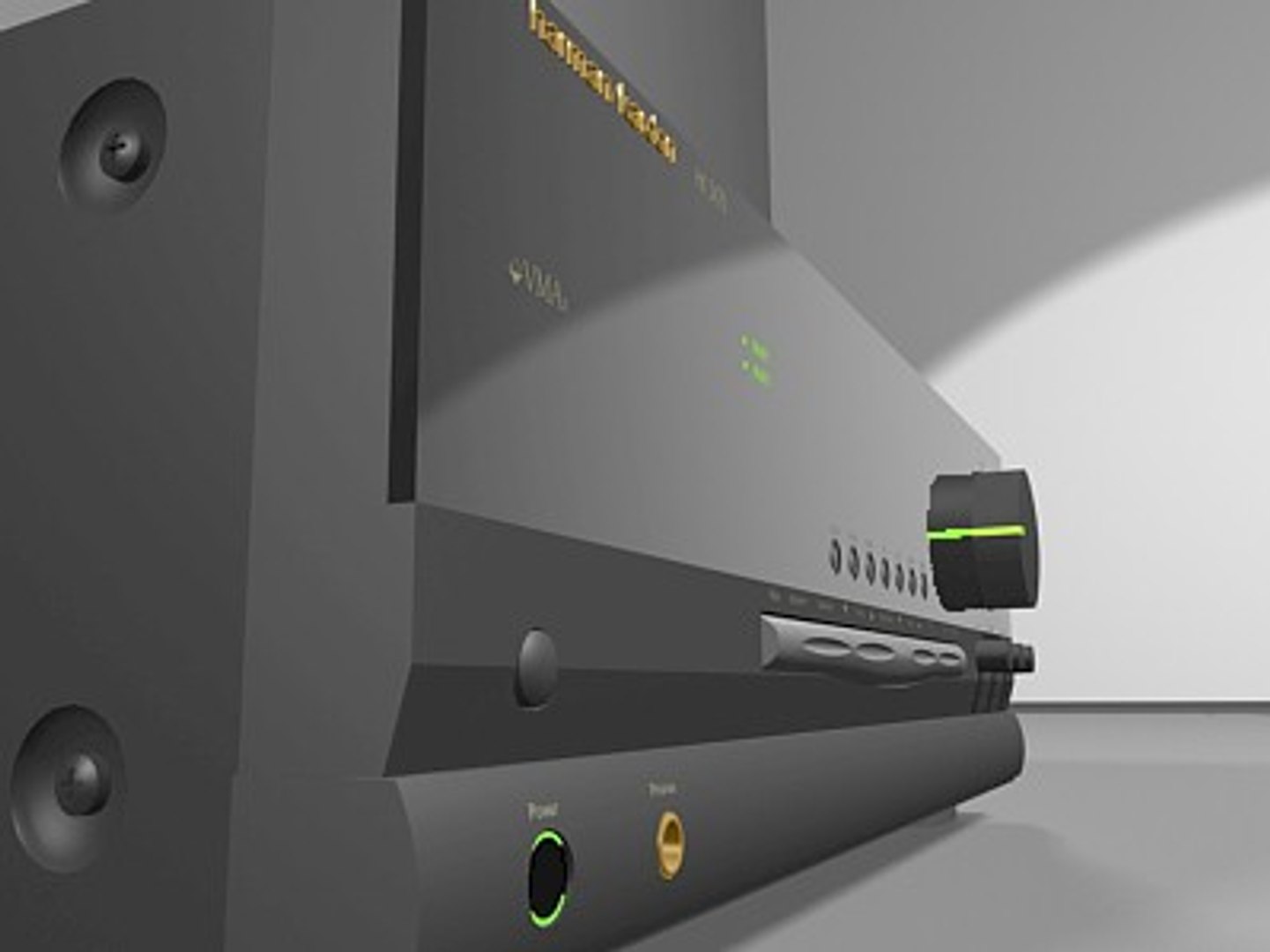 3d model of stereo receiver