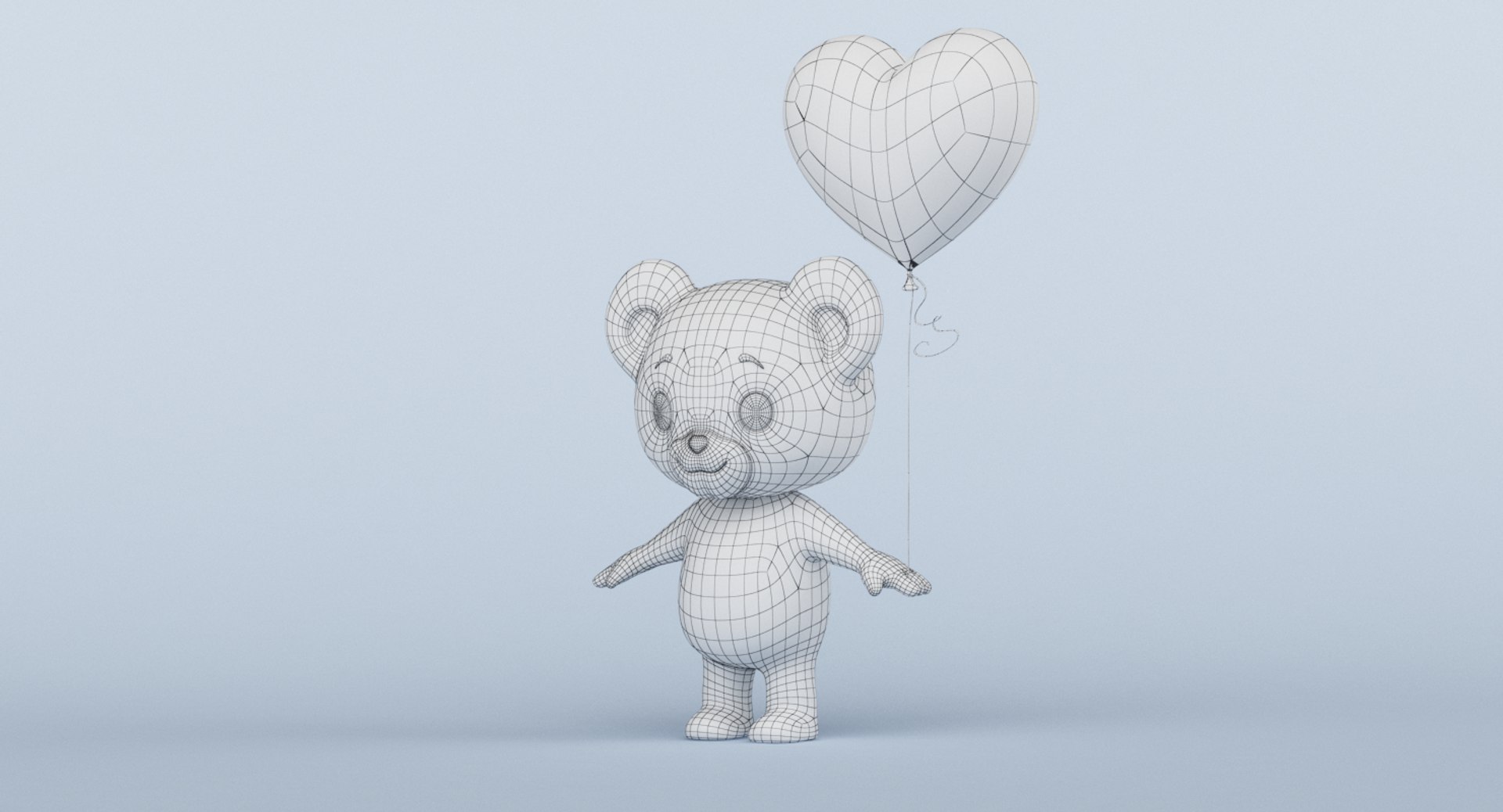 3D bear cartoon model - TurboSquid 1190348