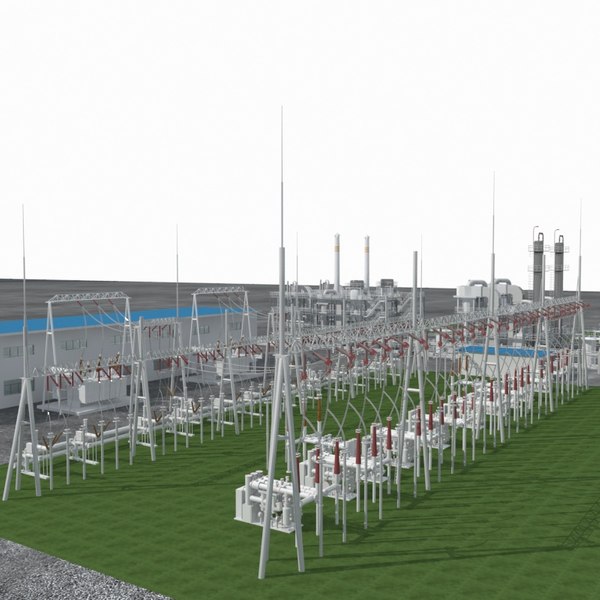 Substation 3D Models for Download | TurboSquid