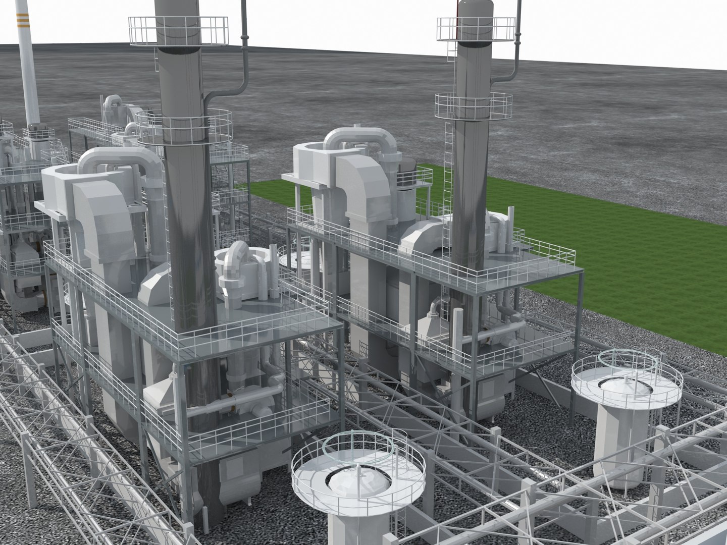 Electrical Substation 3D Model - TurboSquid 2004216