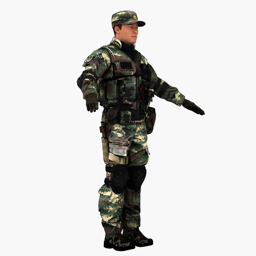 Pla Chinese Soldier Model - TurboSquid 1668841