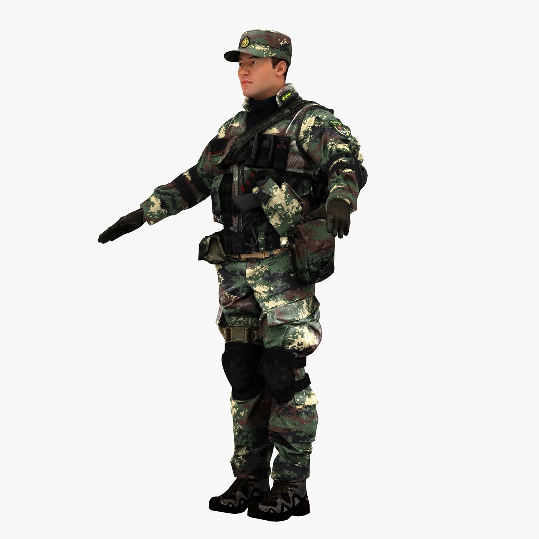 Pla Chinese Soldier Model - TurboSquid 1668841