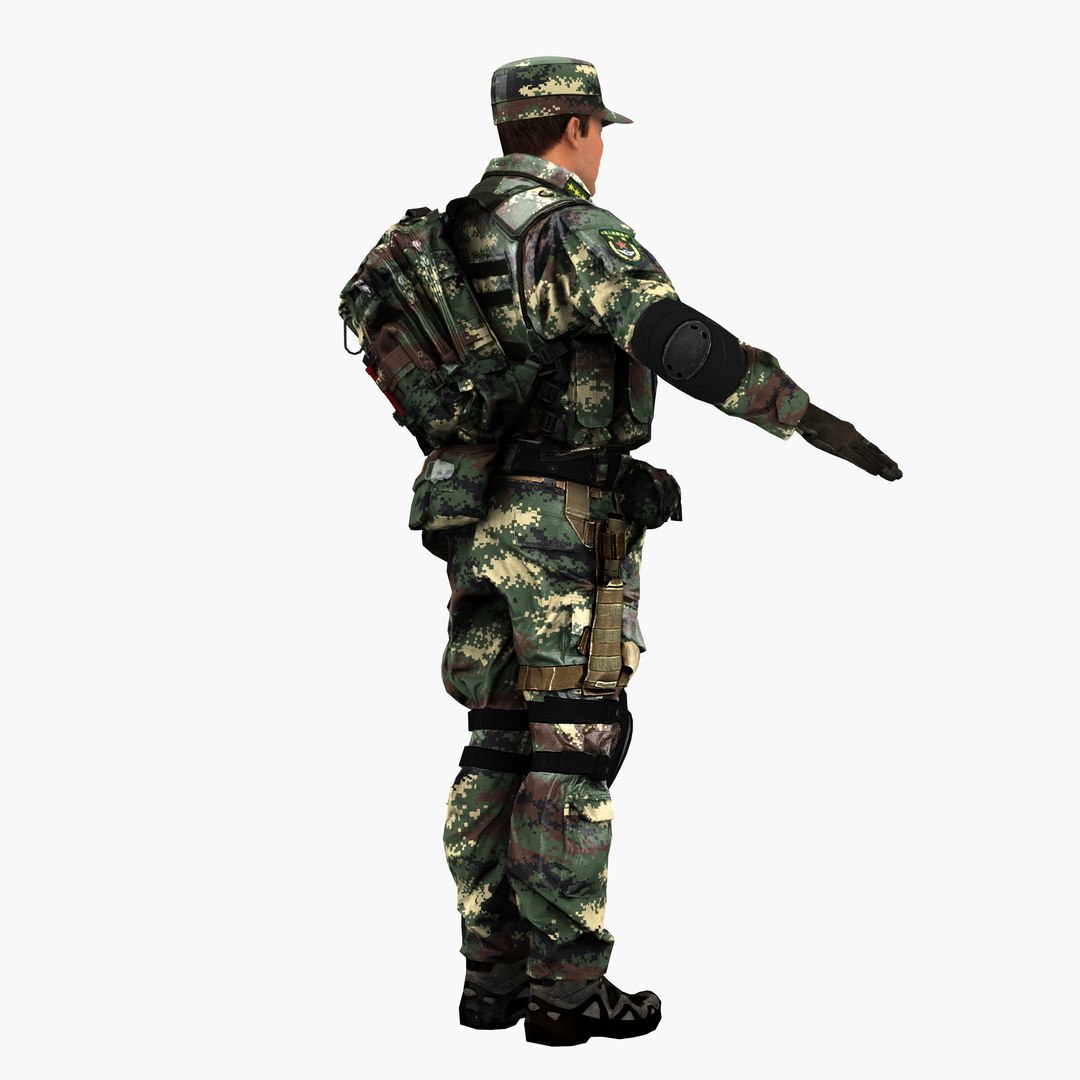 Pla Chinese Soldier Model - TurboSquid 1668841