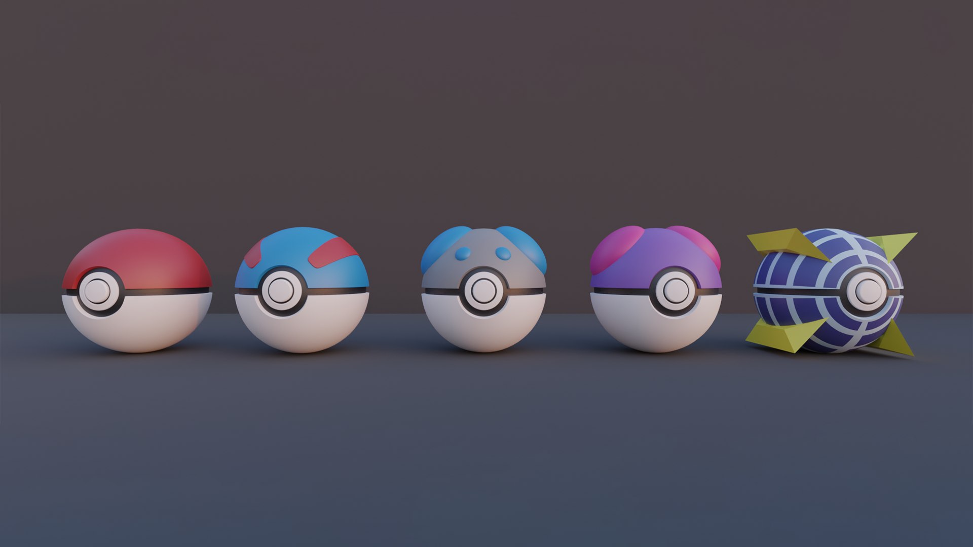 Pokemon Balls 3D Model - TurboSquid 2349432