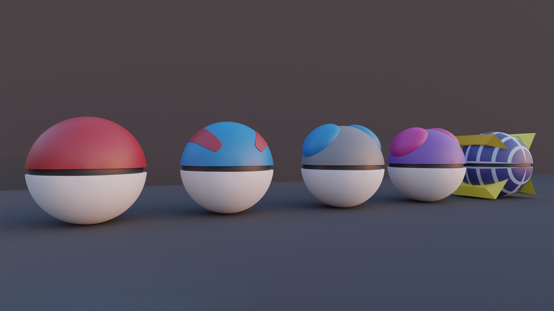 Pokemon Balls 3D Model - TurboSquid 2349432