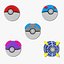 Pokemon Balls 3D Model - TurboSquid 2349432