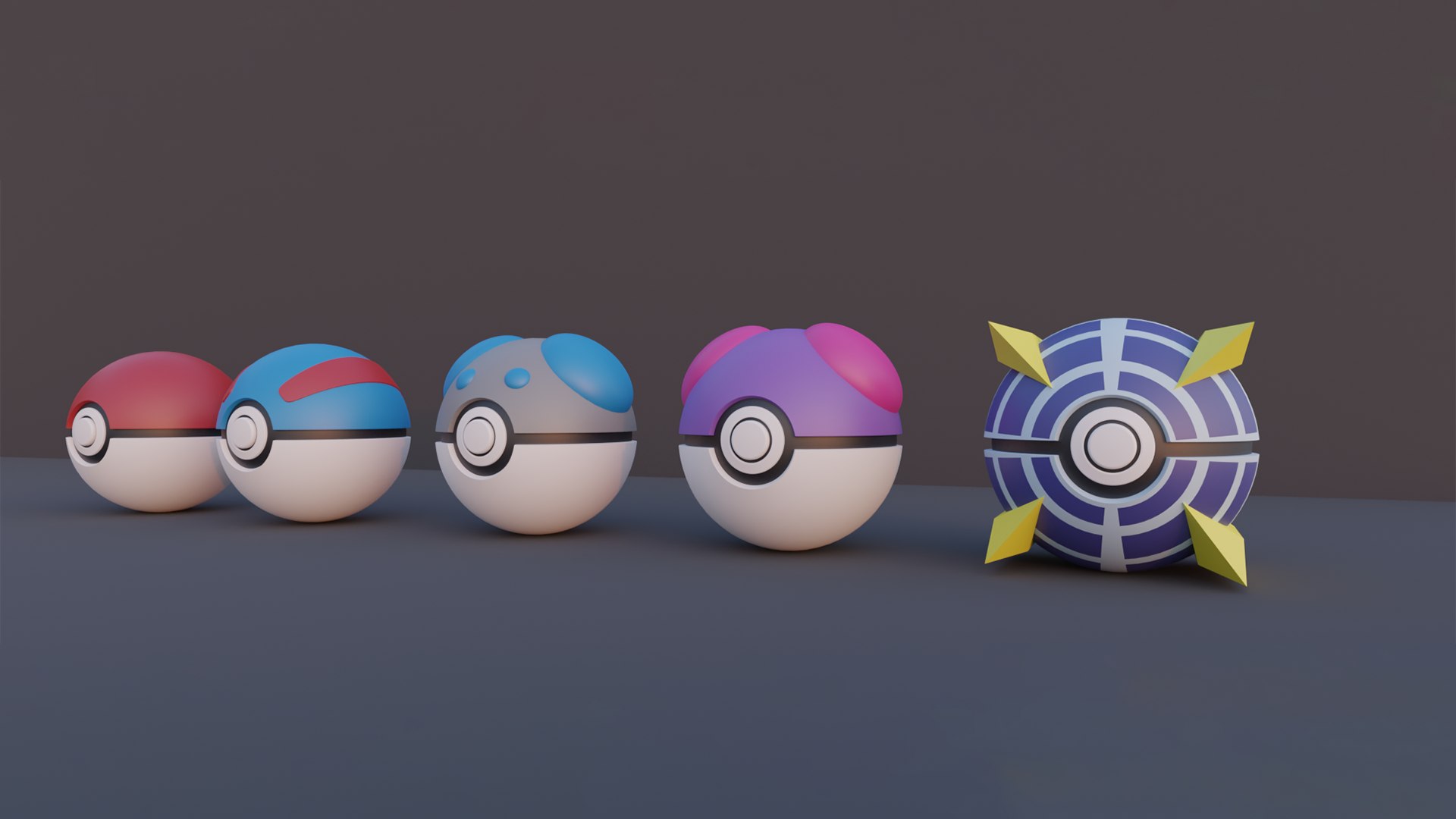 Pokemon Balls 3D Model - TurboSquid 2349432